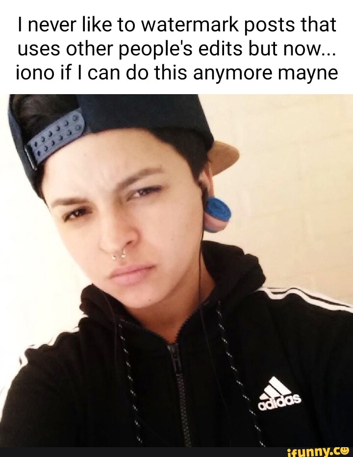 I never like to watermark posts that uses other people's edits but now ...