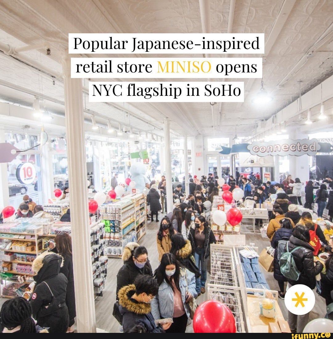 Popular Japanese-inspired opens store retail NYC flagship in SoHo - iFunny
