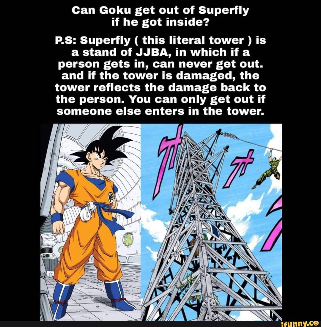 Can Goku get out of Superfly if he got inside? P.S: Superfly ( this ...