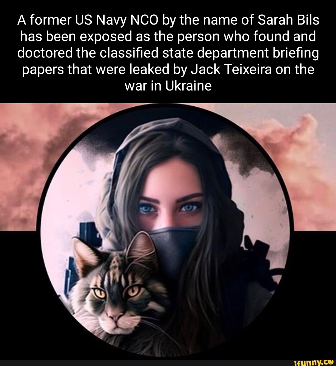 A former US Navy NCO by the name of Sarah Bils has been exposed as the ...
