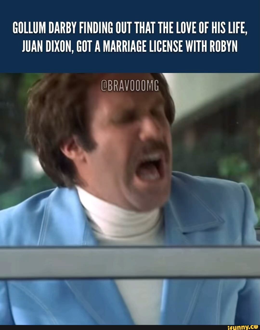 Sad. - GOLLUM DARBY FINDING OUT THAT THE LOVE OF HIS LIFE, JUAN DIXON ...