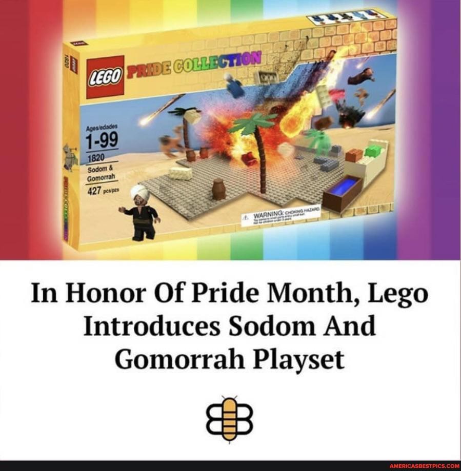 In Honor Of Pride Month, Lego Introduces Sodom And Gomorrah Playset ...