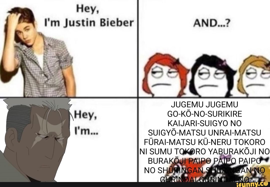 Jugemu memes. Best Collection of funny Jugemu pictures on iFunny
