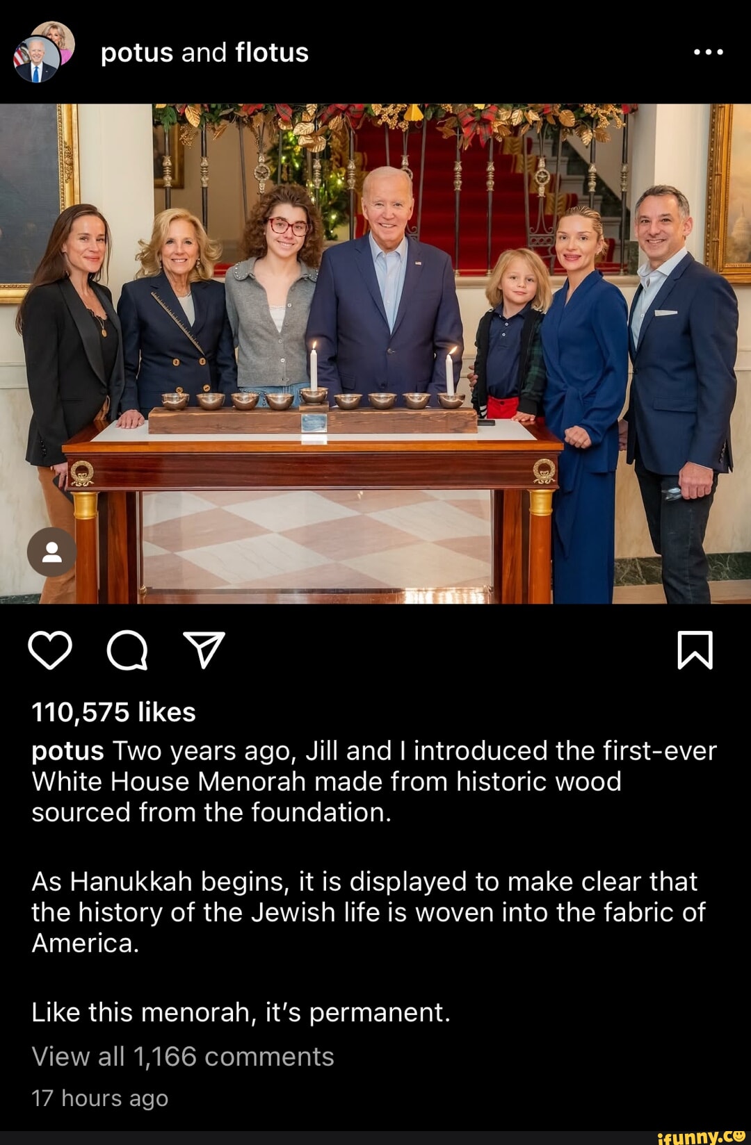 Potus and flotus 110,575 likes potus Two years ago, Jill and I ...