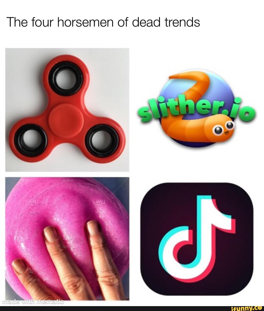 The four horsemen of dead trends - iFunny