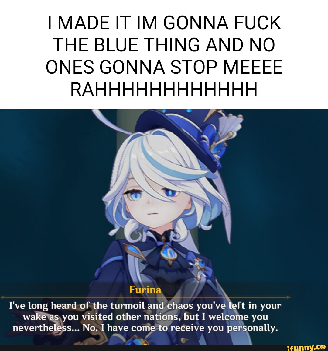 I MADE IT IM GONNA FUCK THE BLUE THING AND NO ONES GONNA STOP MEEEE ...