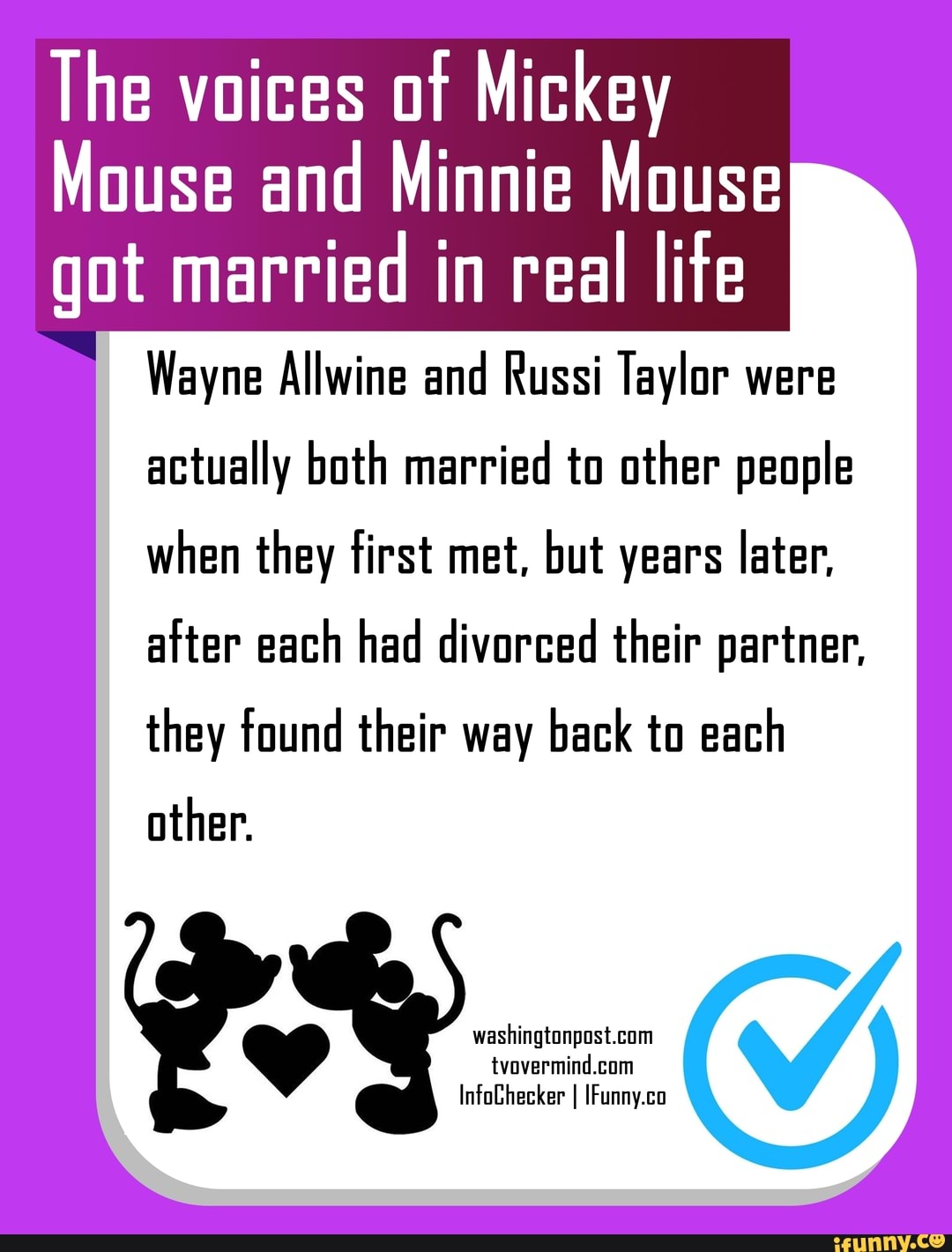 Mickey Mouse And Minnie Mouse Married In Real Life