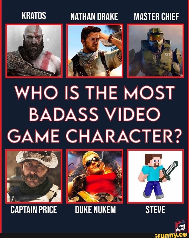 KRATOS NATHAN DRAKE MASTER CHIEF WHO IS THE MOST BADASS VIDEO GAME ...