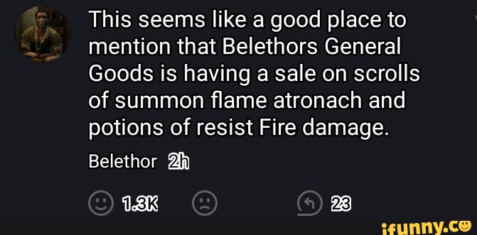 Belethor memes. Best Collection of funny Belethor pictures on iFunny