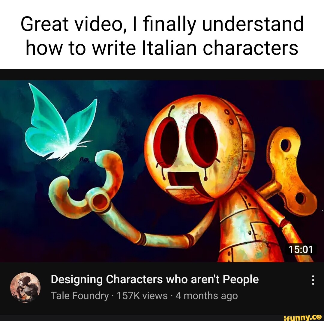 Great video, I finally understand how to write Italian characters ...