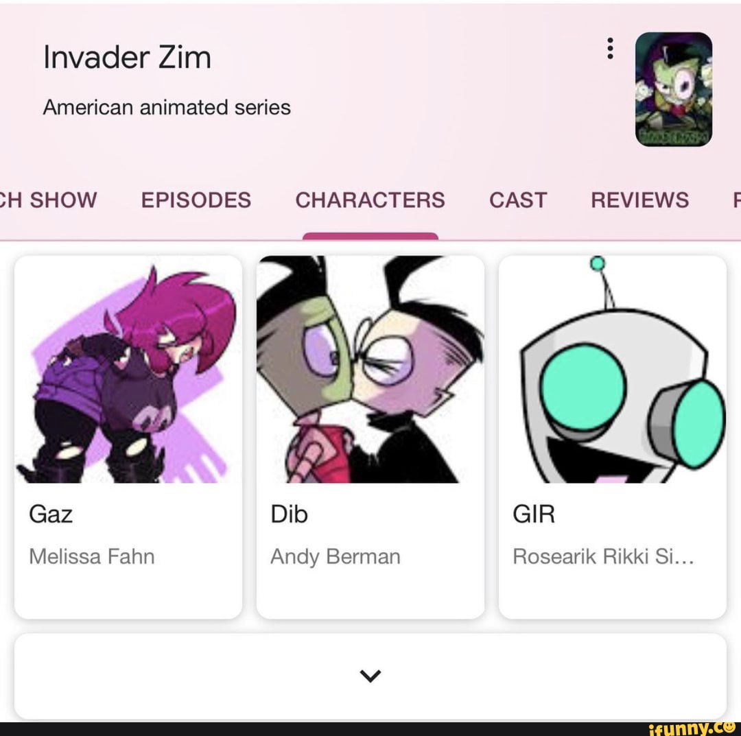 Invader Zim American animated series SHOW EPISODES CHARACTERS CAST ...