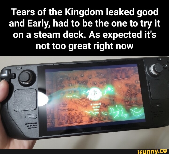 Tears Of The Kingdom Leaked Good And Early Had To Be The One To Try It