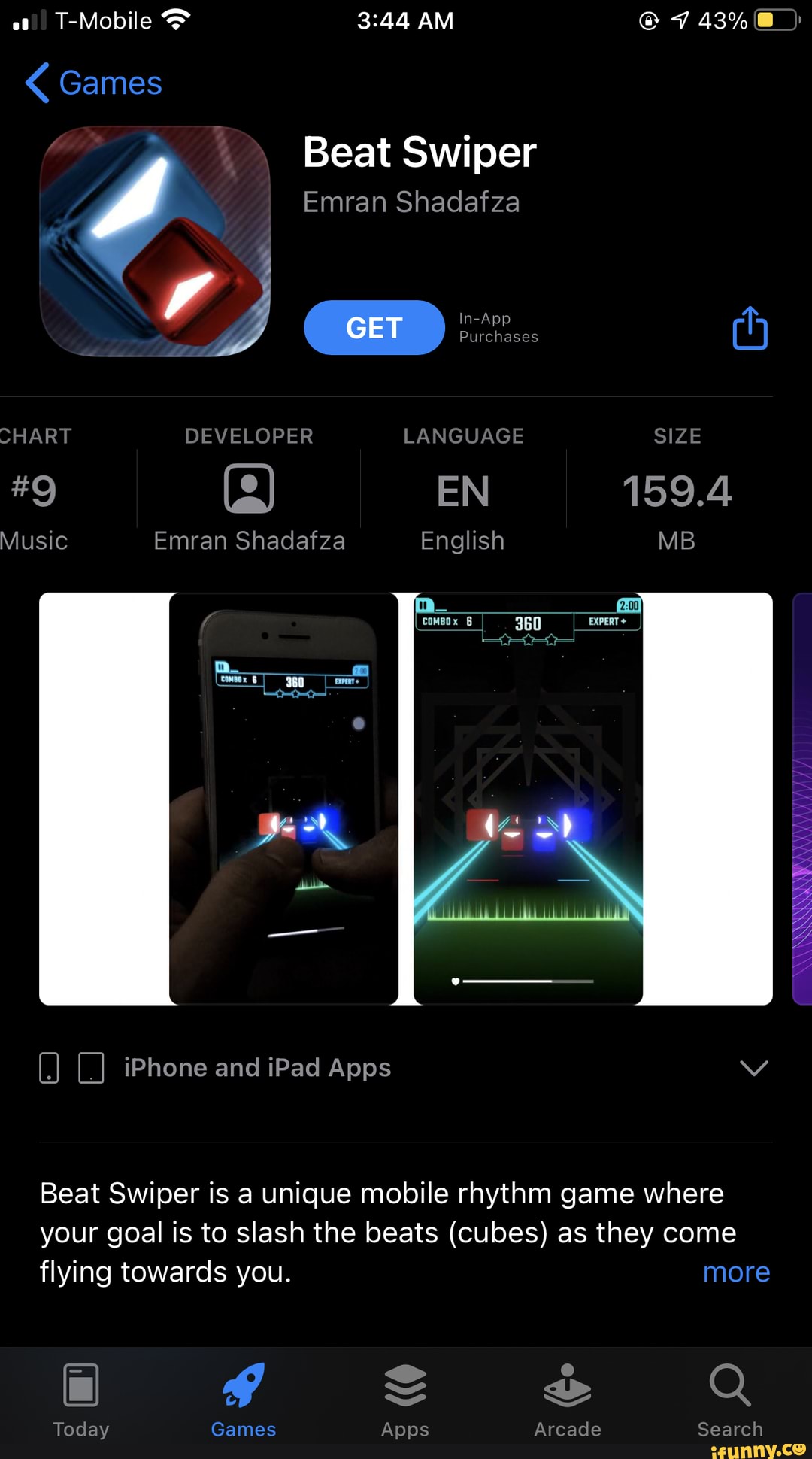 T-Mobile AM Games Beat Swiper Emran Shadafza In-App Purchases #9 (9) EN ...