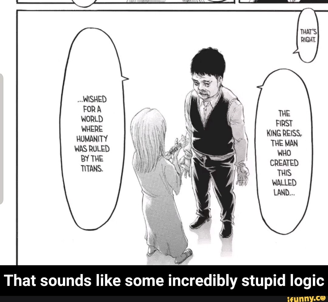 That sounds like some incredibly stupid logic - That sounds like some ...