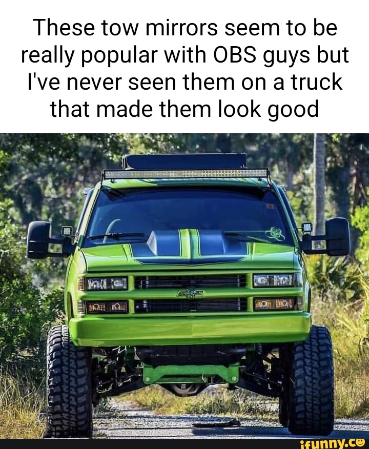 These tow mirrors seem to be really popular with OBS guys but l've ...