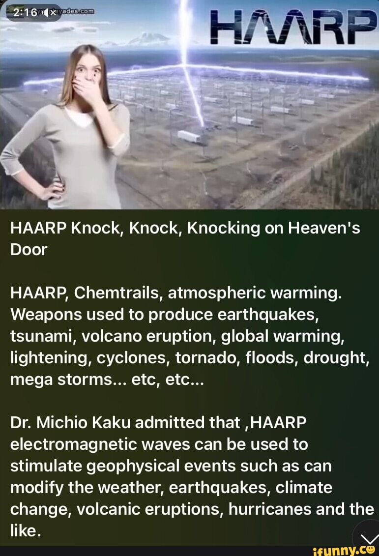 Haarp memes. Best Collection of funny Haarp pictures on iFunny