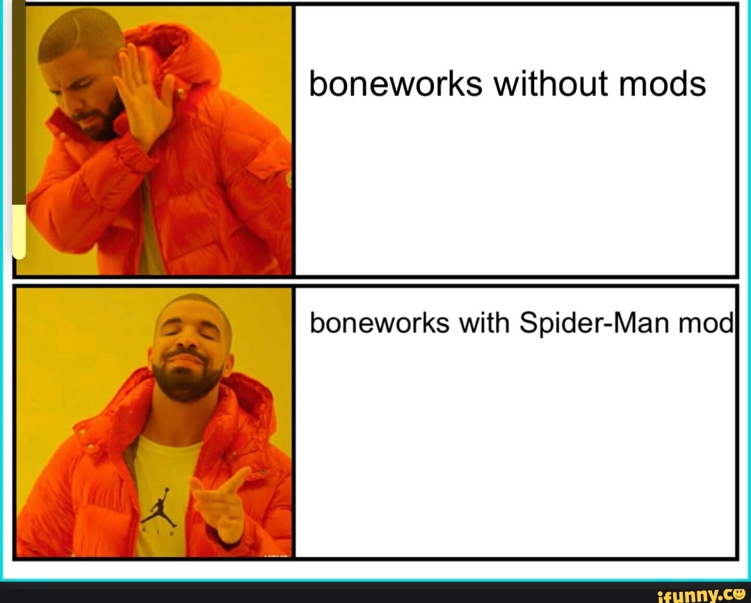 Boneworks without mods boneworks with Spider-Man mod - iFunny