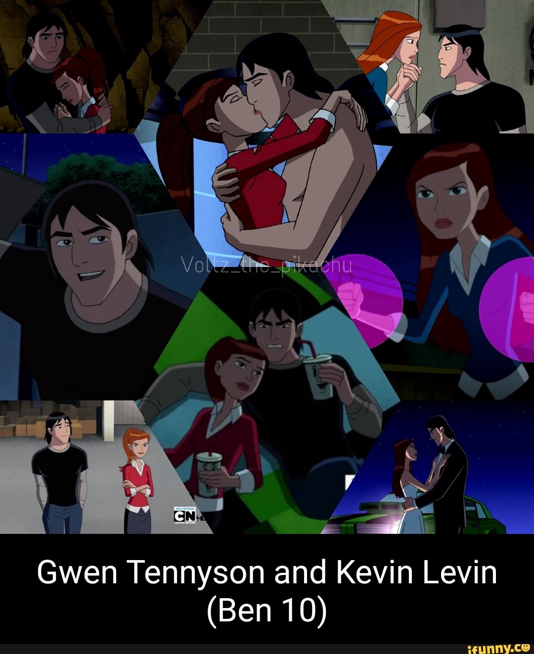 Gwen Tennyson and Kevin Levin (Ben 10) - iFunny