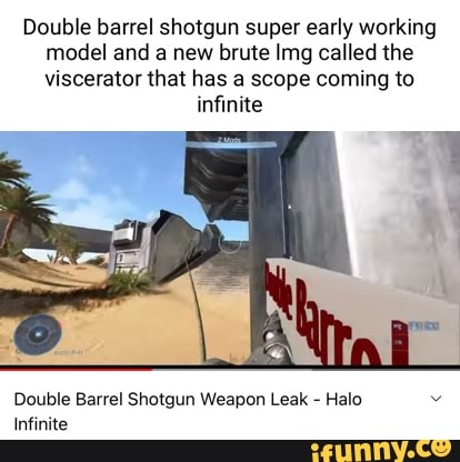 Double barrel shotgun super early working model and a new brute Img ...