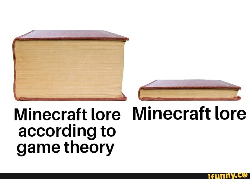 Minecraft lore Minecraft lore according to game theory - iFunny