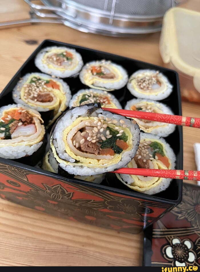 Kimbap memes. Best Collection of funny Kimbap pictures on iFunny