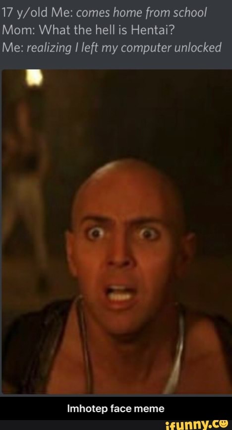 Imhotep face meme - iFunny