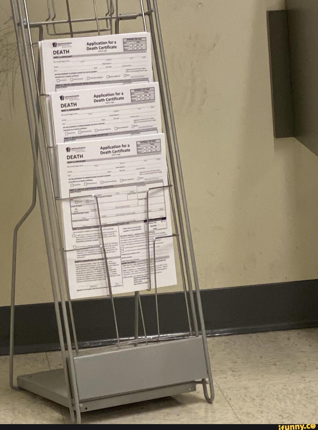 Application For A Death Certificate Application For Death Certificate DEATH Application For 