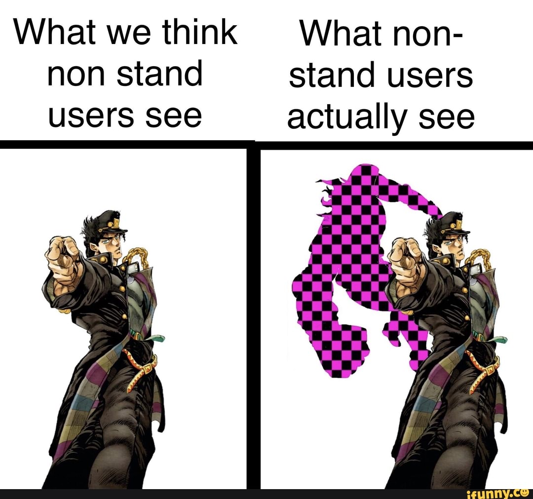 What we think What non- non stand stand users users see actually see ...