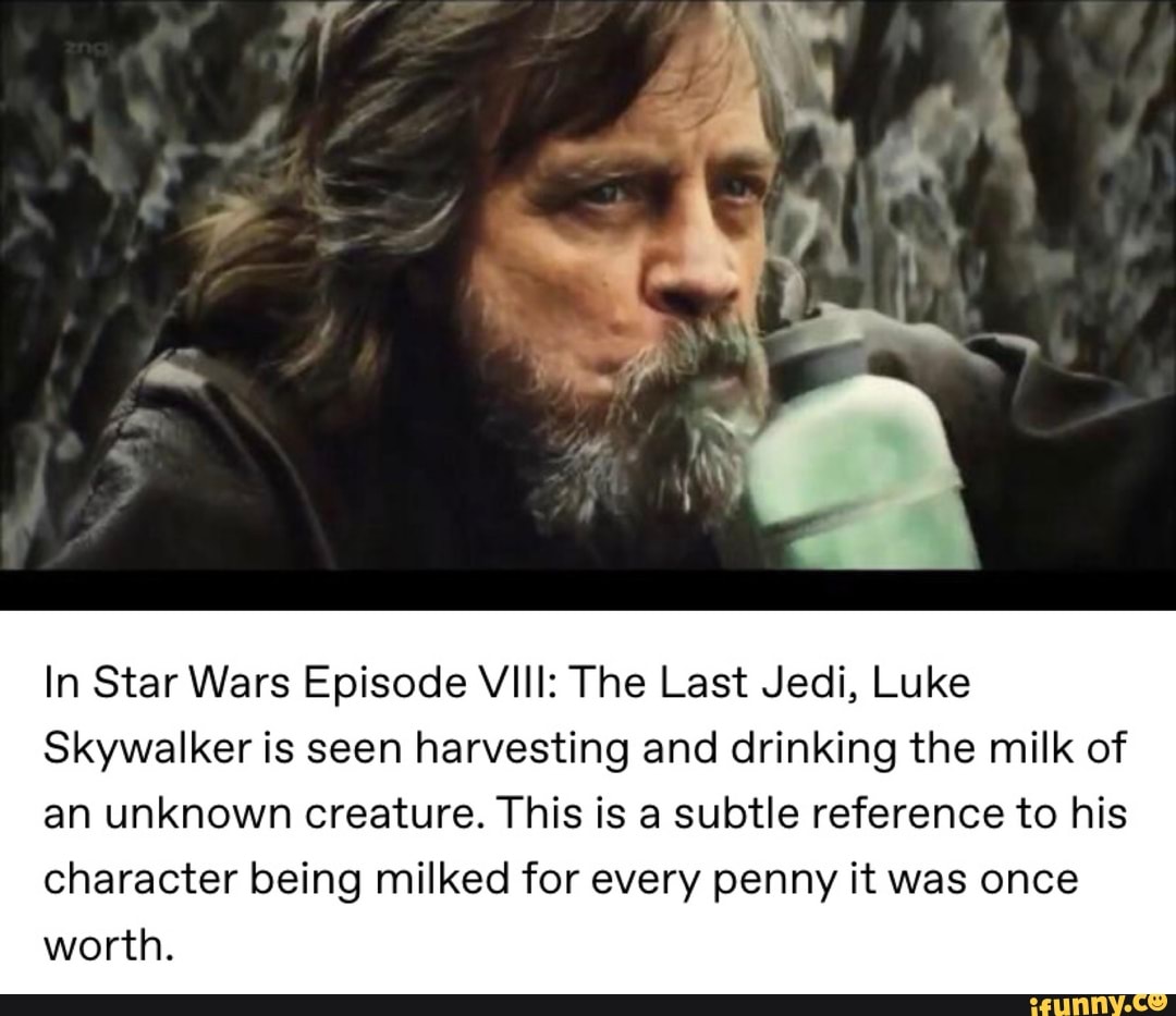 In StarWars Episode VIII: The Last Jedi, Luke Skywalker is seen ...
