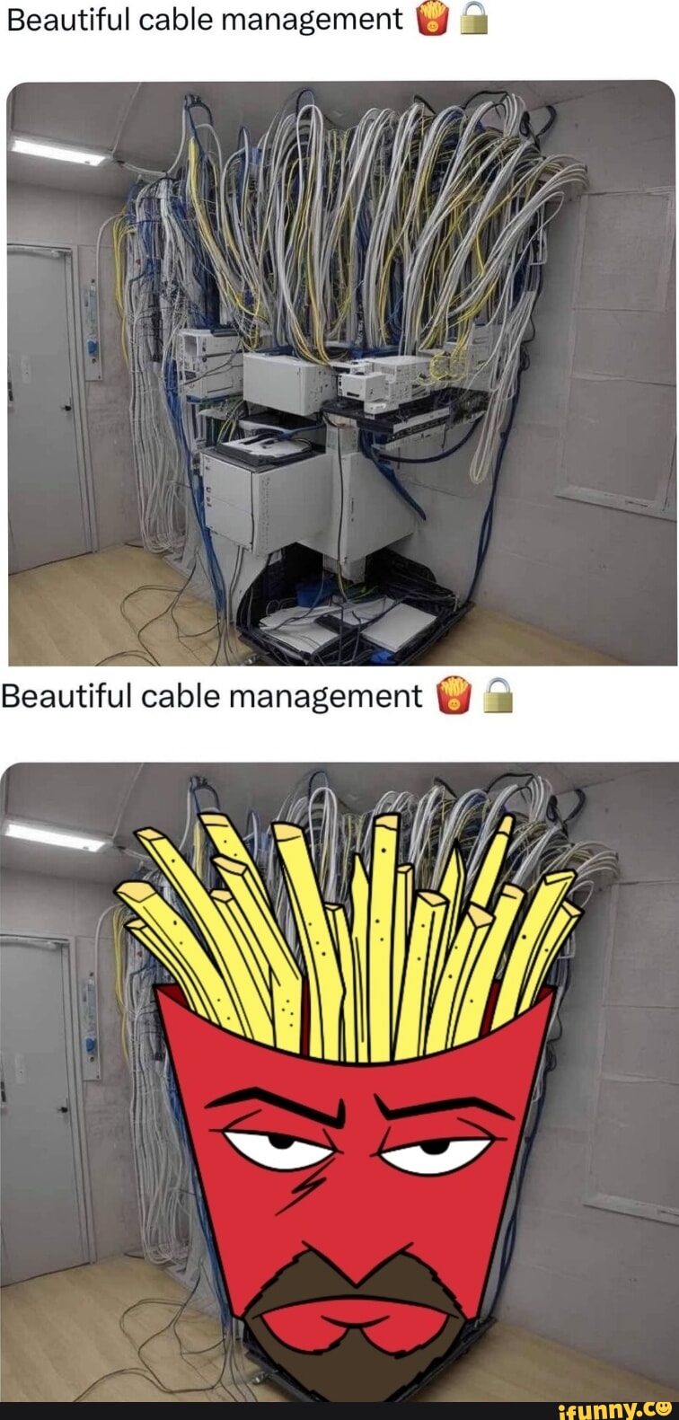 Cable_management memes. Best Collection of funny Cable_management ...
