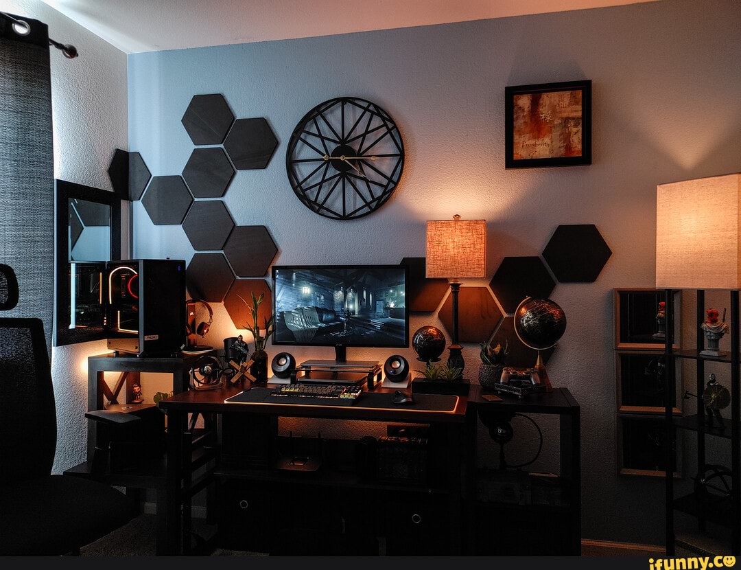 Built a new PC, upgraded my Deus Ex inspired setup around it. - iFunny