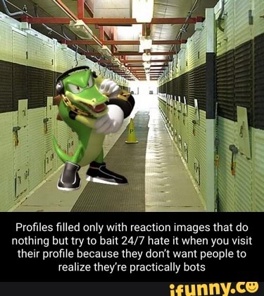 Profiles filled only with reaction images that do nothing but try to ...