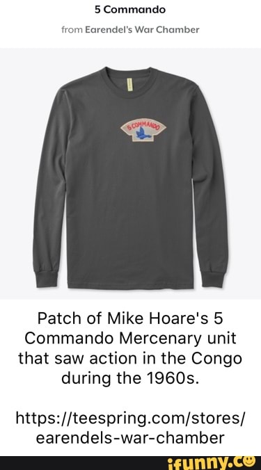 5 Commando from Earendel's War Chamber Patch of Mike Hoare's 5 Commando ...