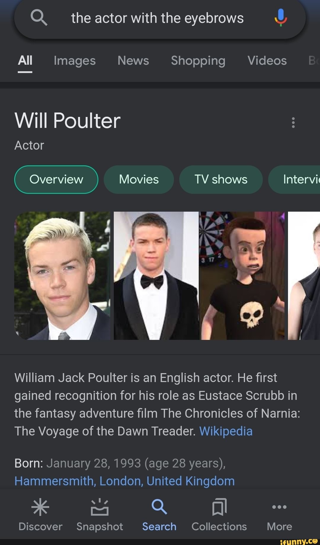 Will Poulter Eyebrows