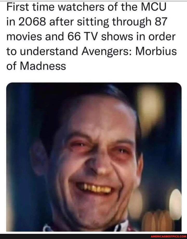 #marvelmemes - First time watchers of the MCU in 2068 after sitting ...