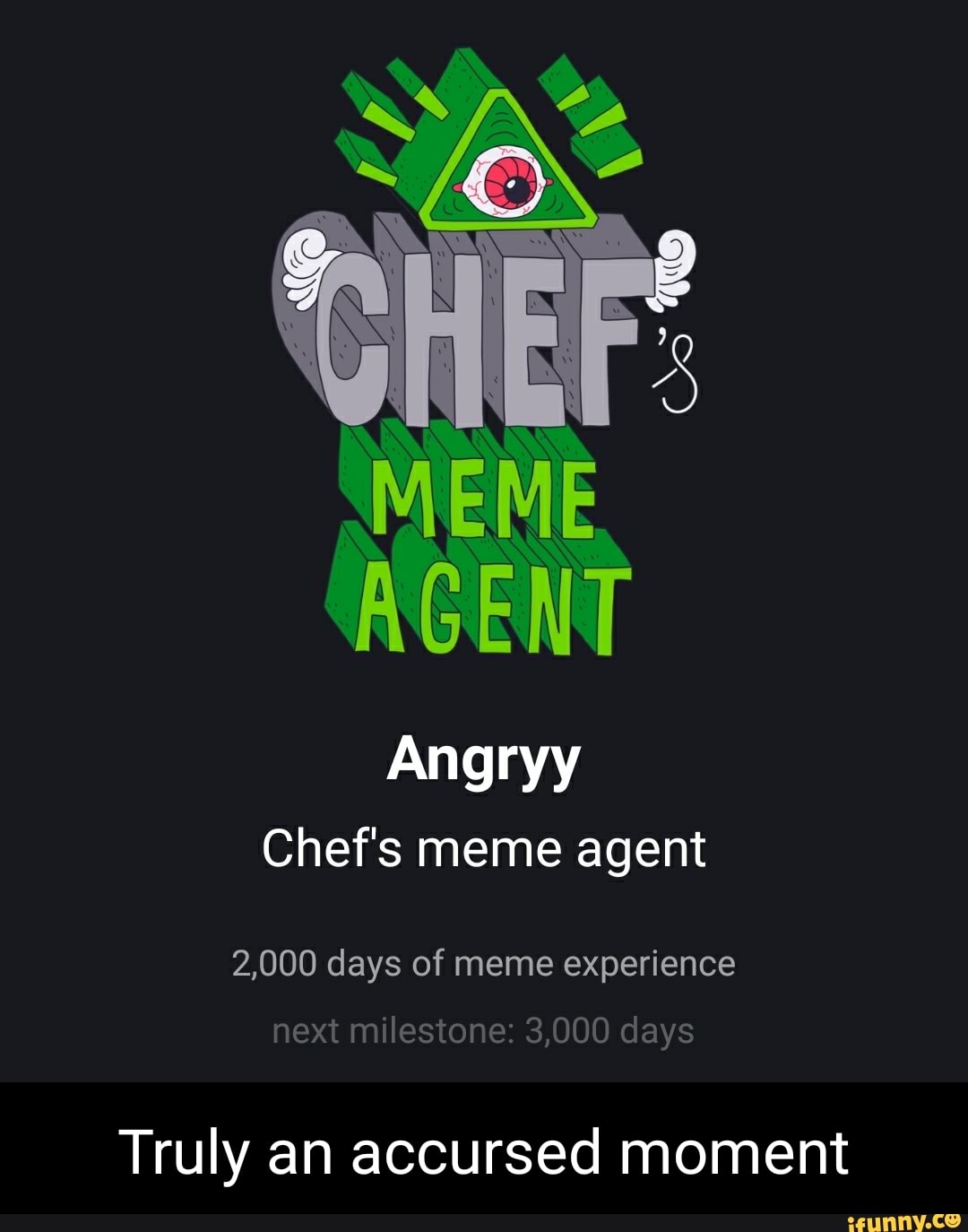 MEME AGENT Chef's meme agent 2,000 days of meme experience next ...