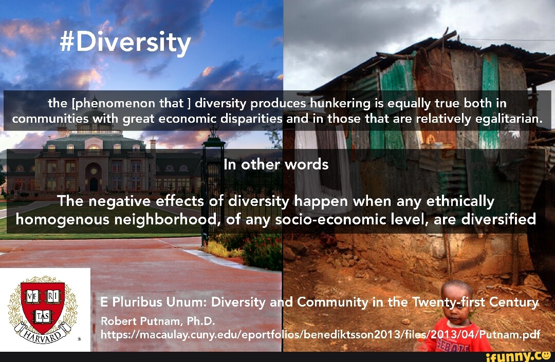 #Diversity at the [phenomenon that I diversity produces hunkering is ...