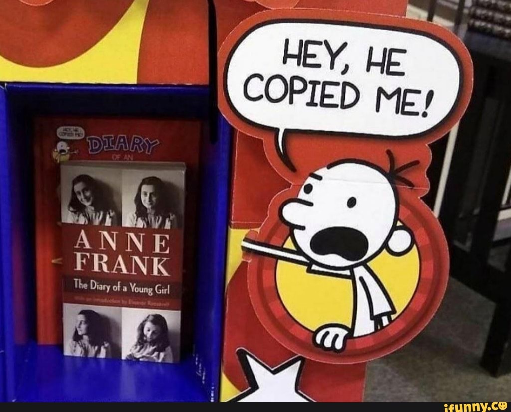 HEY. HE COPIED ME, Bay FRANK - iFunny