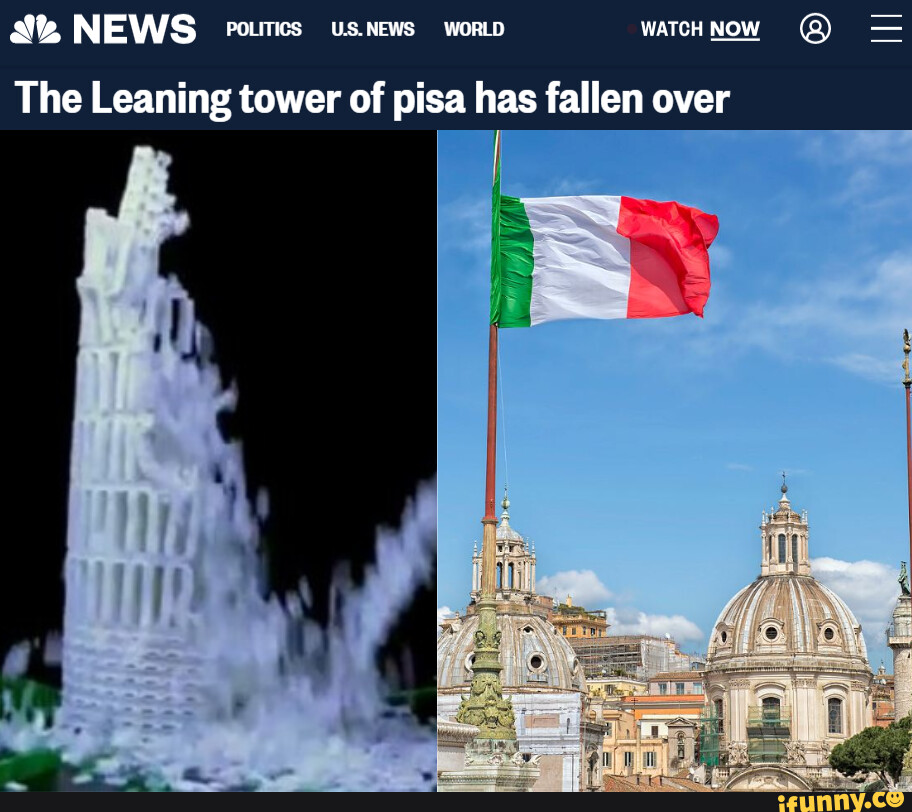 Leaningtowerofpisa memes. Best Collection of funny Leaningtowerofpisa ...