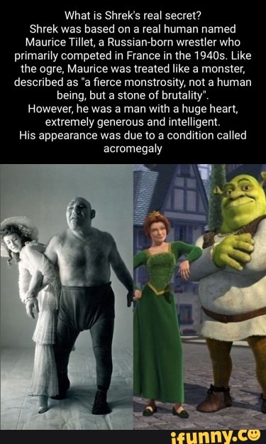 What is Shrek's real secret? Shrek was based on a real human named ...