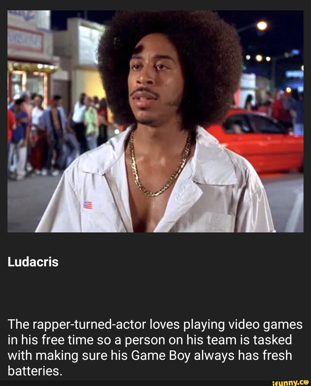 Ludacris The rapper-turned-actor loves playing video games in his free ...