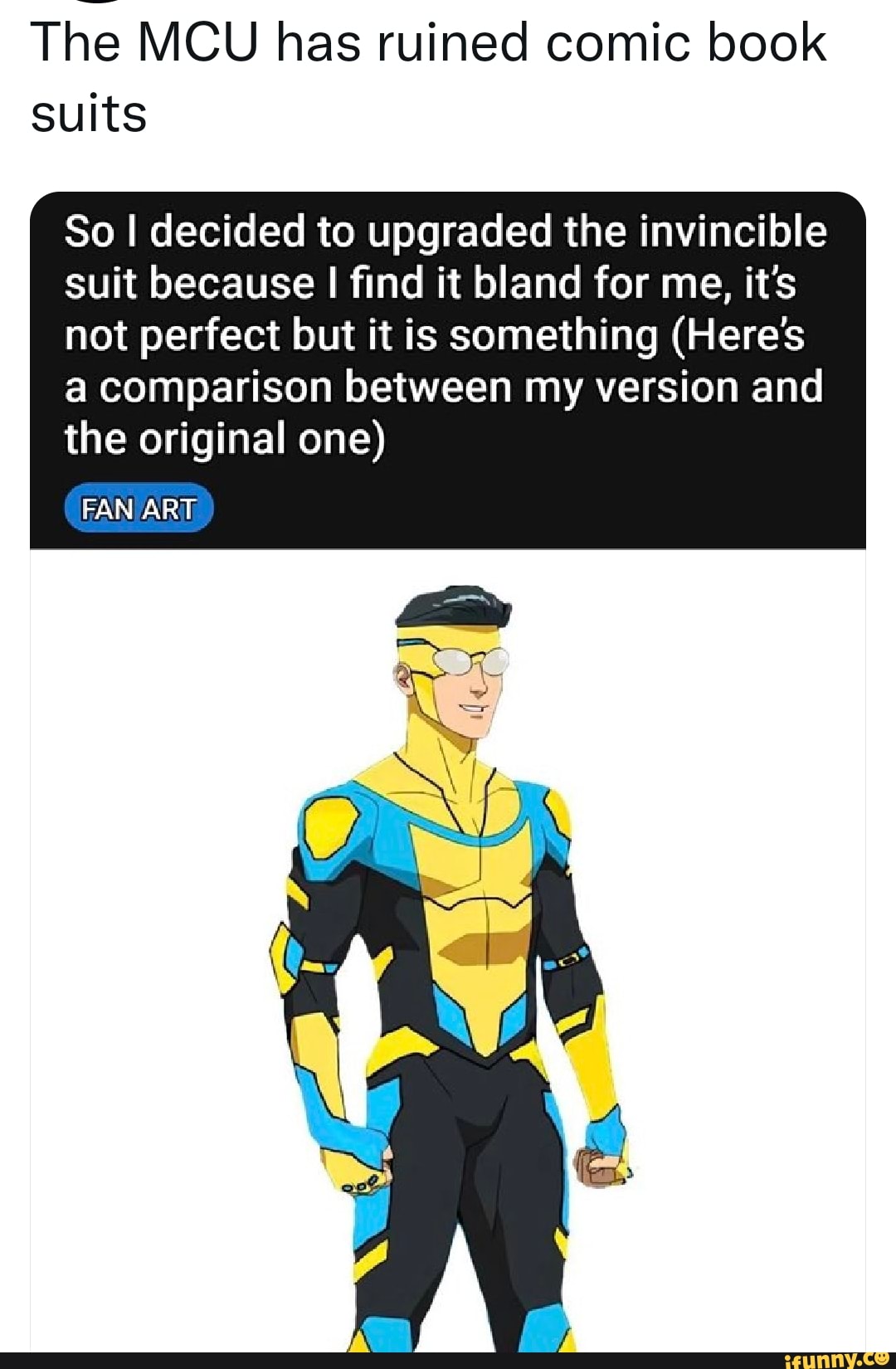 The MCU has ruined comic book suits So I decided to upgraded the ...