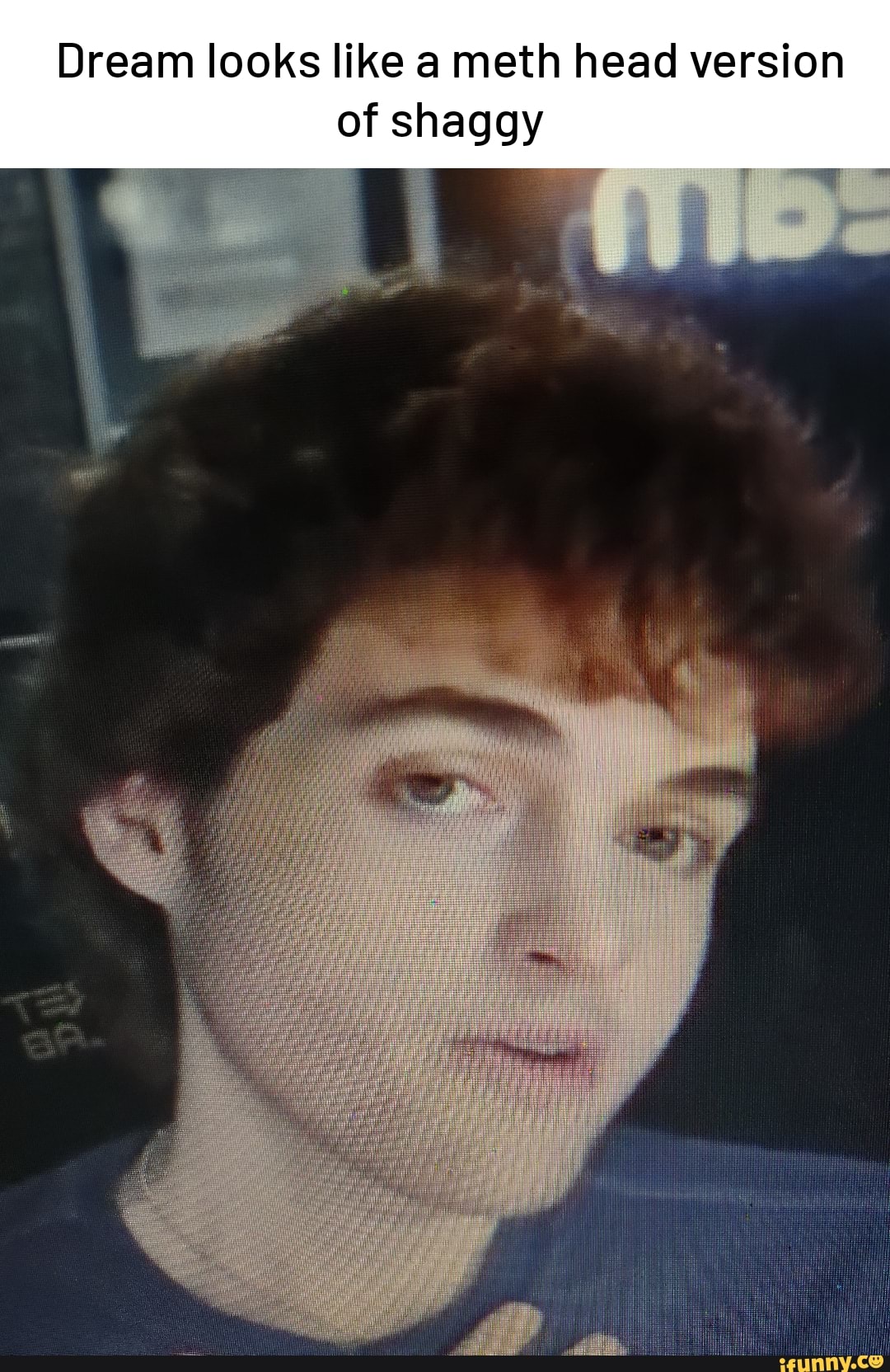 Dream looks like a meth head version of shaggy - iFunny