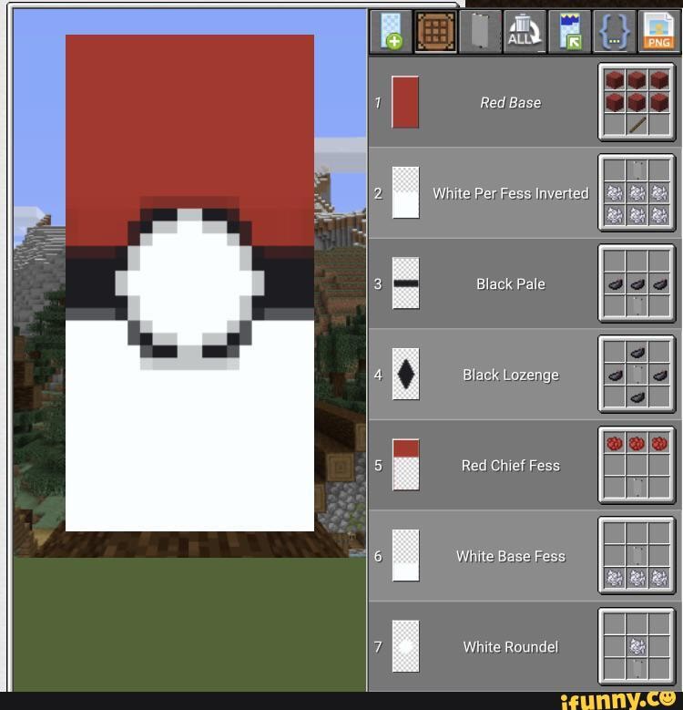 Red Base White Per Fess Inverted) Black Pale Black Lozenge Red Chief ...