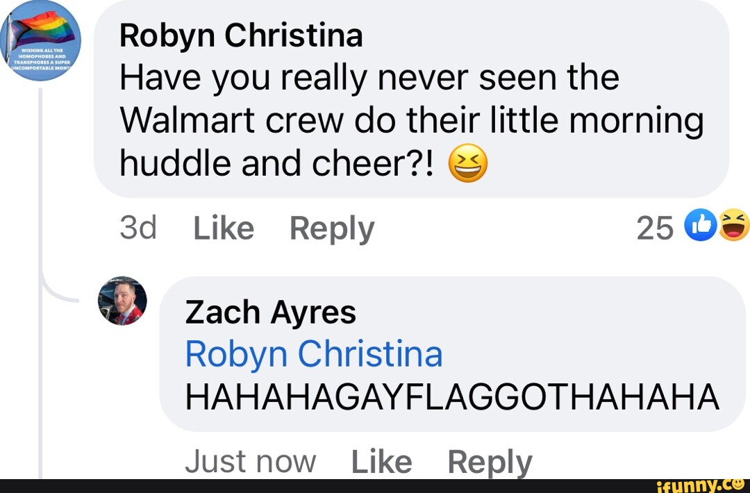 Robyn Christina Have you really never seen the Walmart crew do their ...