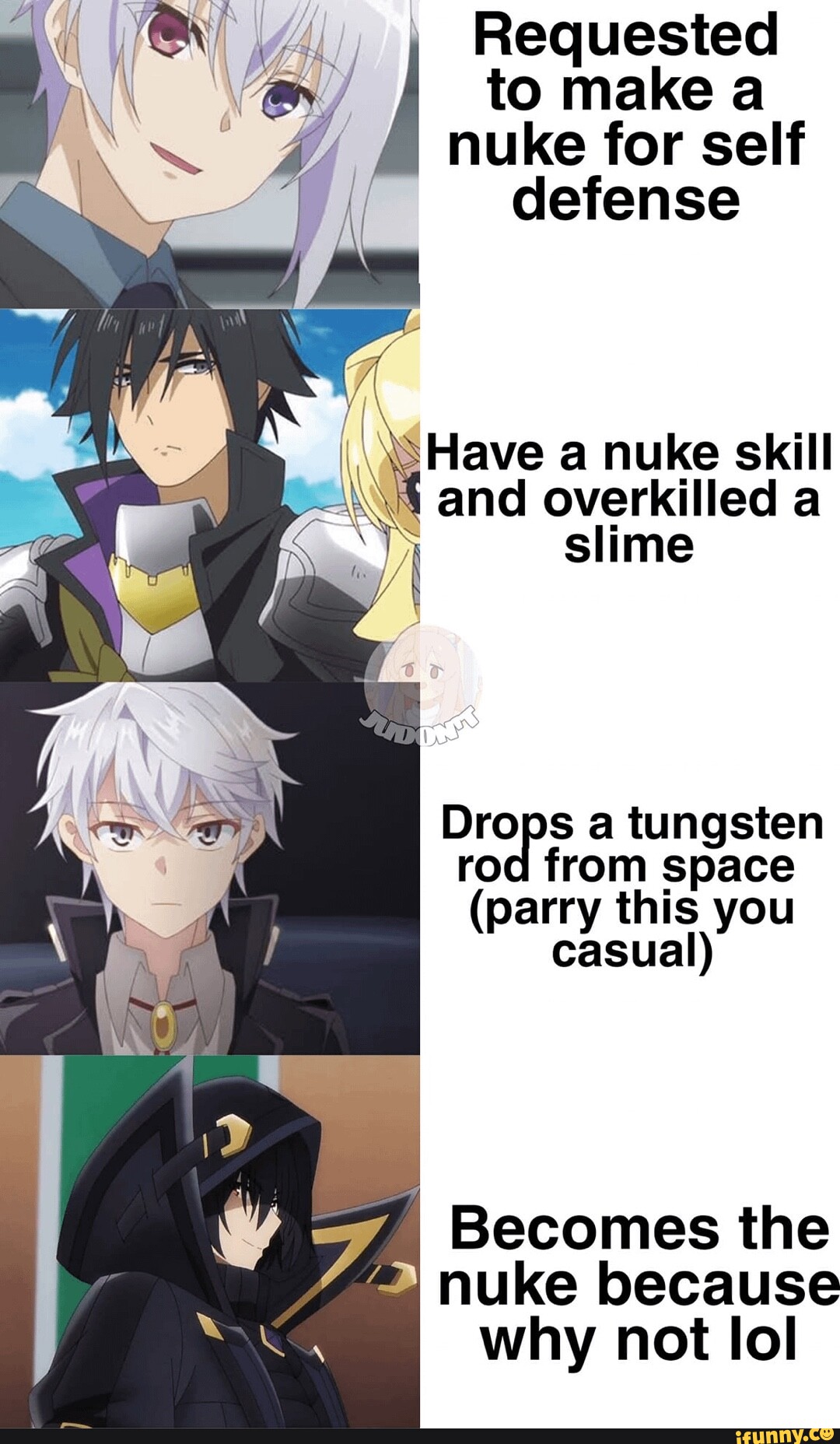 Requested to make a nuke for self defense \sHave a nuke skill AW and ...