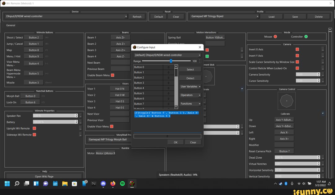 Metroid Prime 1/2 Trilogy Gamecube-Style Controls - Device Reset ...