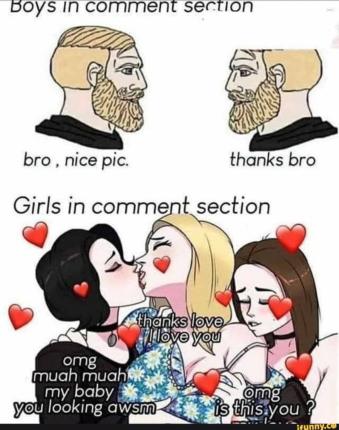 Boys IN comment section bro , nice pic. thanks bro Girls in comment ...