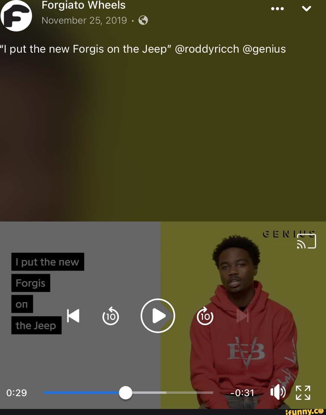 Forgiato Wheels eco November 25, 2019 - @ "I put the new Forgis on the ...