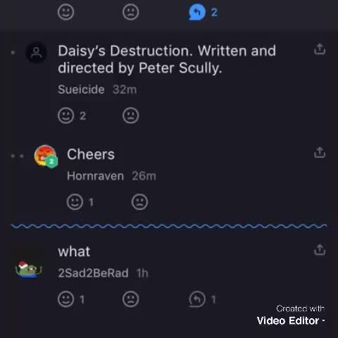 Daisy's Destruction. Written and directed by Peter Scully. a Cheers bp - )